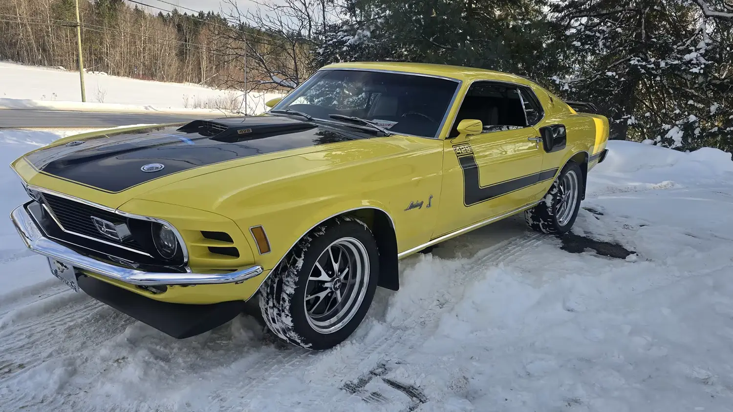 High Octane Sunset: The Bold 1970 Ford Mustang Mach 1 Fastback | en ...