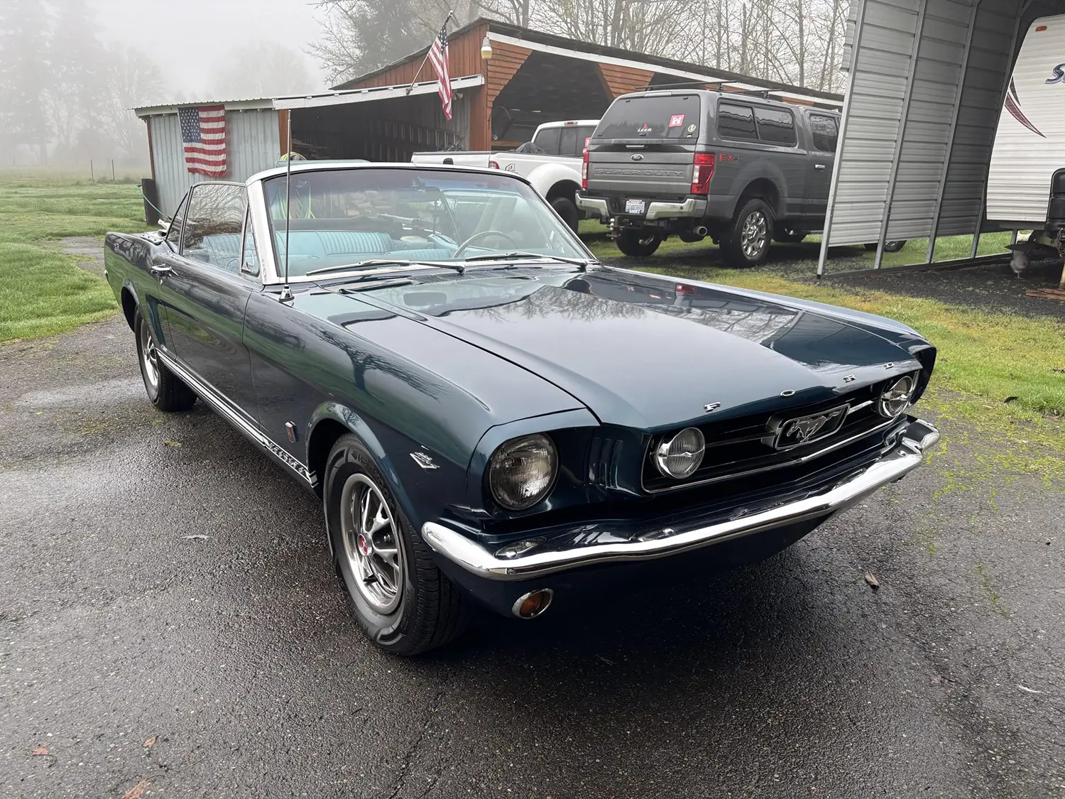 1966 Ford Mustang GT Convertible A-Code 289 in Nightmist Blue | en ...