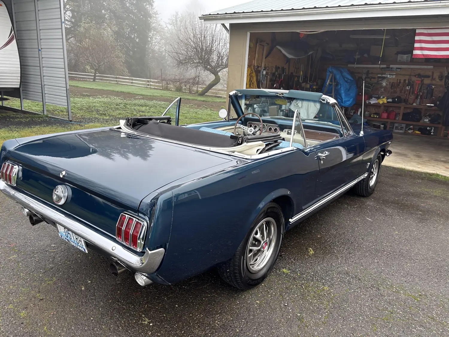 1966 Ford Mustang GT Convertible A-Code 289 in Nightmist Blue | en ...